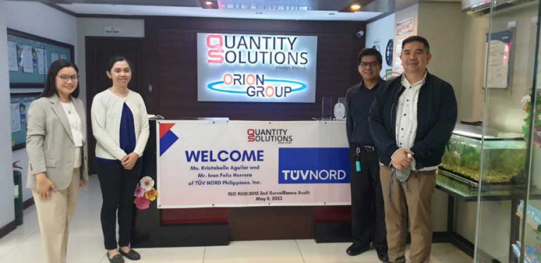 QSI maintains ISO 9001:2015 - Quantity Solutions Inc.